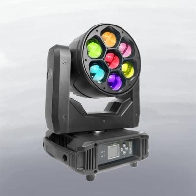 China 7*40W Stage Wash Lighting Bee Eye LED Moving Head 2500K-8000K for sale