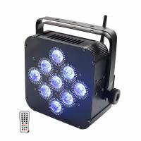 China Rechargeable Battery LED Uplighters Waterproof LED Par Can 9*18W 15W 12W 10W for sale