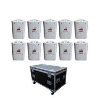 China Rechargeable 3*18w 6in1 Rgbwa UV Wedding Up Lights Led Battery Powered Wireless Dmx for sale