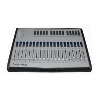 China DMX512 Tiger Touch Fader Wing Stage Lighting Console Remote Control for sale