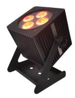 China 4*18W DMX Rgbwauv Battery Operated Uplighting Outdoor Waterproof for sale