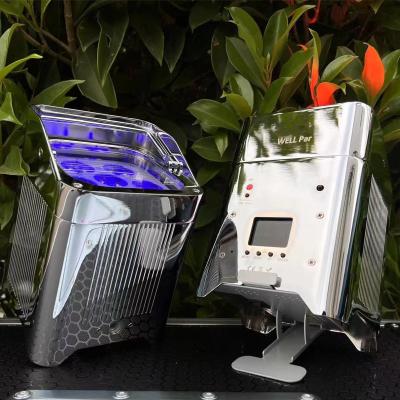 China 6*18w RGBWA UV 6IN1 Battery Operated Uplighting Battery Up Lights for sale