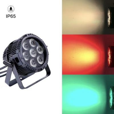 China 7pcs 20w Aluminum Outdoor IP65 Par Rgbw Led 7x20w RGB LED Par Light for sale