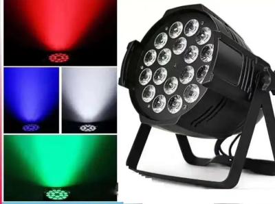 China 18pcs 18W RGBWA UV 6in1 LED Par Lights LED Par Can 600-700mA for sale