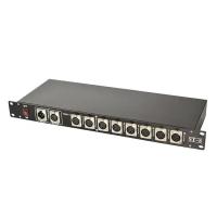 China 8 Ways Splitter DMX Light Controller Eight Road Stage DMX Signal Amplifier for sale
