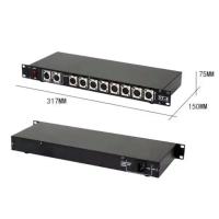 China 8 Ways Splitter DMX Light Controller Eight Road Stage DMX Signal Amplifier for sale