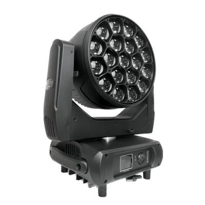 China 19*40w RGBW 4in1 Stage Wash Lighting Zoom Wash Moving Head for sale
