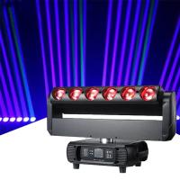 China RGBW Wash Strobe LED Moving Head RDM Dj Light Disco Double Face 6x60w DMX Stage Lights LED Bar for sale