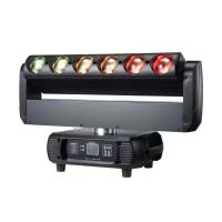 China RGBW Wash Strobe LED Moving Head RDM Dj Light Disco Double Face 6x60w DMX Stage Lights LED Bar for sale