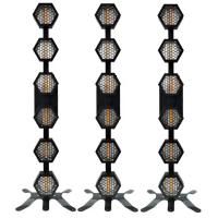 China Hexaline Halogen Lamp 6pcs 100W Flash Strobe Light Blinder Backlight Pixel Control Disco Retro Stage Portman Light for sale