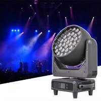 China RGBW LEDs 4 In 1 37 X 15W Wash Moving Head Stage Light With Zoomable Angle Optional Strobe Mode Wash DMX 512 Stage Light for sale