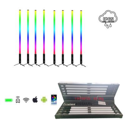 China Tube Light IP65 360 Pixel Titan Sticks Uplight Waterproof Battery Wireless Outdoor Led Tube Uplights For DJ Wedding for sale