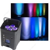 China Stage Light 6*18W RGBAW UV 6in1 Wireless Dmx Battery Powered Led Par Uplights for sale