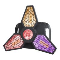 China 3x60w Windmill Background Light Infinitely Rotation Maple Leaf Led Retro Stage Background Light for sale