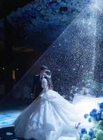 China DJ Marriage Bride Magic Wedding Snow Machine&10W RGB Animation Laser Show Light Haze Machine Combination Rain Effect for sale