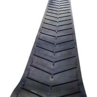 China Herringbone Pattern Rubber Conveyor Belts for Smooth Material Conveying for sale