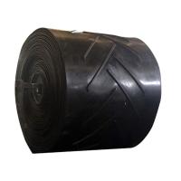 China Herringbone Pattern Rubber Conveyor Belts for Smooth Material Conveying for sale