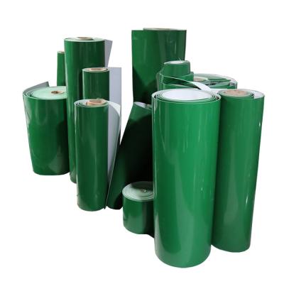 China Resilient Food Grade PVC Conveyor Belt for Smooth Bulk and Packaged Food Transport for sale