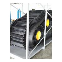 China Non Working Surface 0mm-4.5mm Steel Wire Rope Inclined Conveyor Belts For Powder And Granular Materials for sale