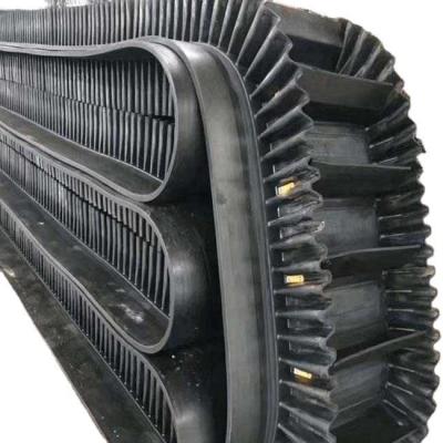 China Small Lumps Partition Cold Resistant Conveyor Belt For Building Materials for sale