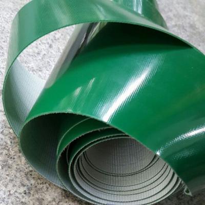 China Lightweight Durable Tobacco Conveyor Belt PVC Green 4 Ply for sale