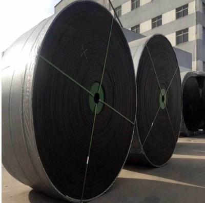 China Cement Black Steel Cord Conveyor Belts 700mm Width for sale