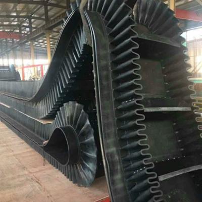 China Small Lumps Partition Cold Resistant Conveyor Belt For Building Materials for sale