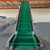 China NN100 Corrugated Sidewall Inclined Conveyor Belt with 1500mm Bandwidth and 2-10 Layers for Large Inclination Transport for sale