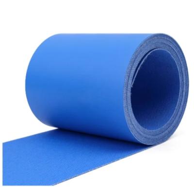 China Width 100mm-2200mm Blue Conveyor Belt Rubber Strips with 30~90 Degrees Conveying Angle for sale