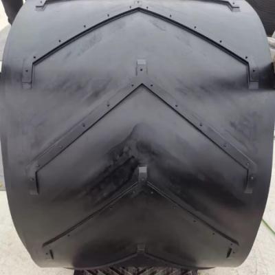 China Black EP NN CP Pattern Rubber Conveyor Belt with 15mm Height and Grainy Pattern for sale
