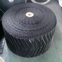 China OEM ODM Rubber Herringbone Pattern Conveyor Belt 500mm Width with 0-40° Inclination Angle for sale