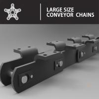 China Shot Peening 40Cr Cranked Link Chain For Paver Load for sale