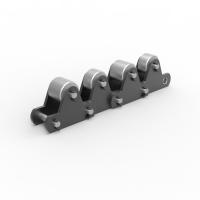 China Carbon Steel Short Pitch Heavy Duty Conveyor Chain With Top Roller for sale