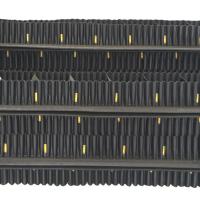 China Black Corrugated Sidewall Conveyor Belt NN100 NN150 NN200 for sale