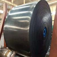 China Cement Black Steel Cord Conveyor Belts 700mm Width for sale