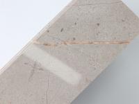 China Glossy Marble Stairs Anti Slip Light Yellow Interior Stairs Step Tiles Customized for sale