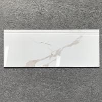 China Carrara White Ceramic Stairs Floor Step Tiles Acid Resistant for sale