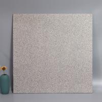 China 60x60cm White Gray Small Pots Anti Skid Rustic Flooring Porcelain Terrazzo Tile for sale