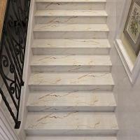 China Integrated Porcelain Full Body Groove Staircase Tiles Stair Step Tile Anti Slip for sale