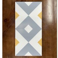 China Porcelain Rustic Decorative Flower Tile For Kitchen Bedroom Washroom Floor And Wall for sale