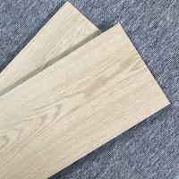 China Porcelain Gray Antibacterial Wood Grain Ceramic Tiles Indoor Kitchen Wall for sale