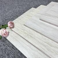 China Grey Wooden Look Rustic Kitchen Porcelain Floor Tile Waterproof Bathroom for sale