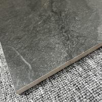 China Non Slip Matt 60 X 120 Glazed Ceramic Tiles Rustic Dark Grey For Living Room Floor for sale