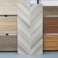 China 60x120 Wood Grain Ceramic Tiles Matte Glazed Surface Finish for sale
