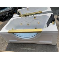 China One Adult Person Fiberglass Jacuzzi Bathtub Bathroom Corner Whirlpool Massage for sale