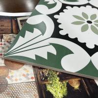 China Kitchen Wall Painted Floral Porcelain Tile , Outdoor Interior Floor Flower Pattern Tiles for sale