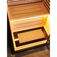 China Canadian Hemlock Spectrum 1 Person Dry Steam Infrared Sauna Room Home Spa Fitness for sale