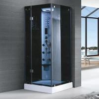 China Tempered Glass Sliding Door Enclosed Steam Shower Cabins Aluminum Frame for sale