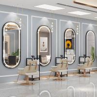 China Large LED Backlit Hair Salon Full Length Mirrors Oversize Dressing Mirror for sale