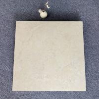 China Light Yellow High Glossy Interior Porcelain Glazed Floor Tiles Marble Look Flooring for sale
